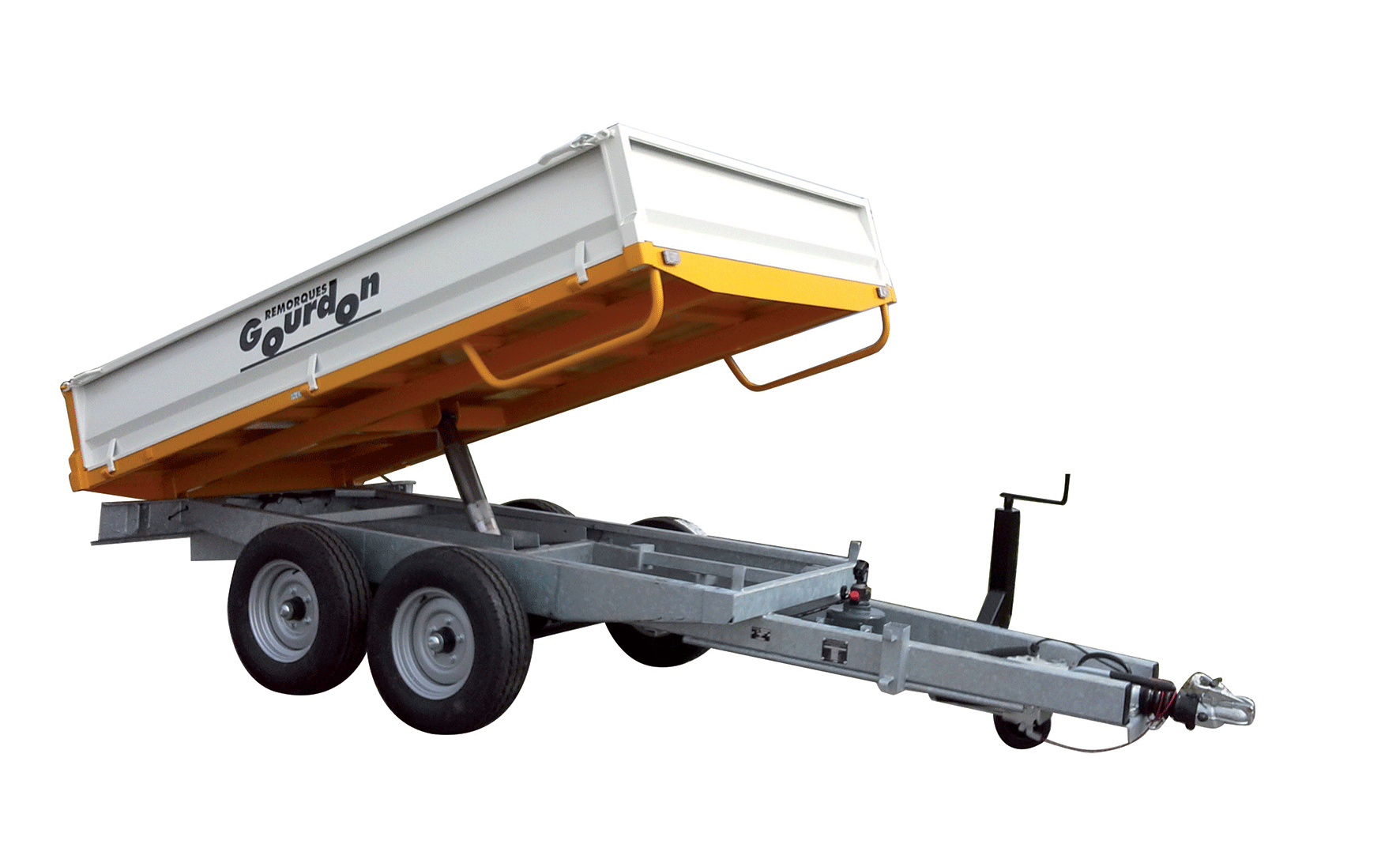 Bennes basculantes hydrauliques - Remorques Gourdon - France